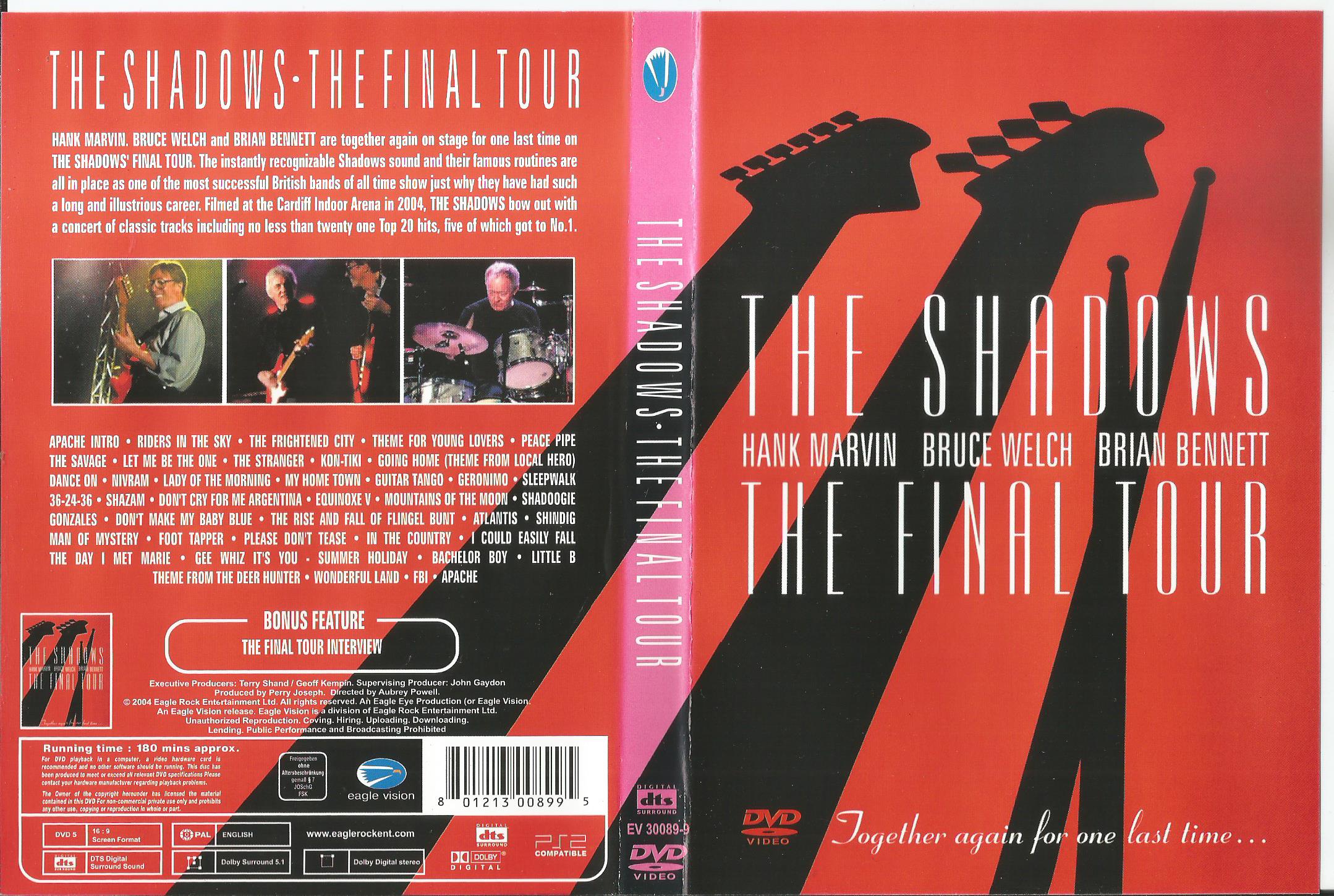 Album The final tour de Shadows sur CDandLP Album The final tour de Shadows sur CDandLP