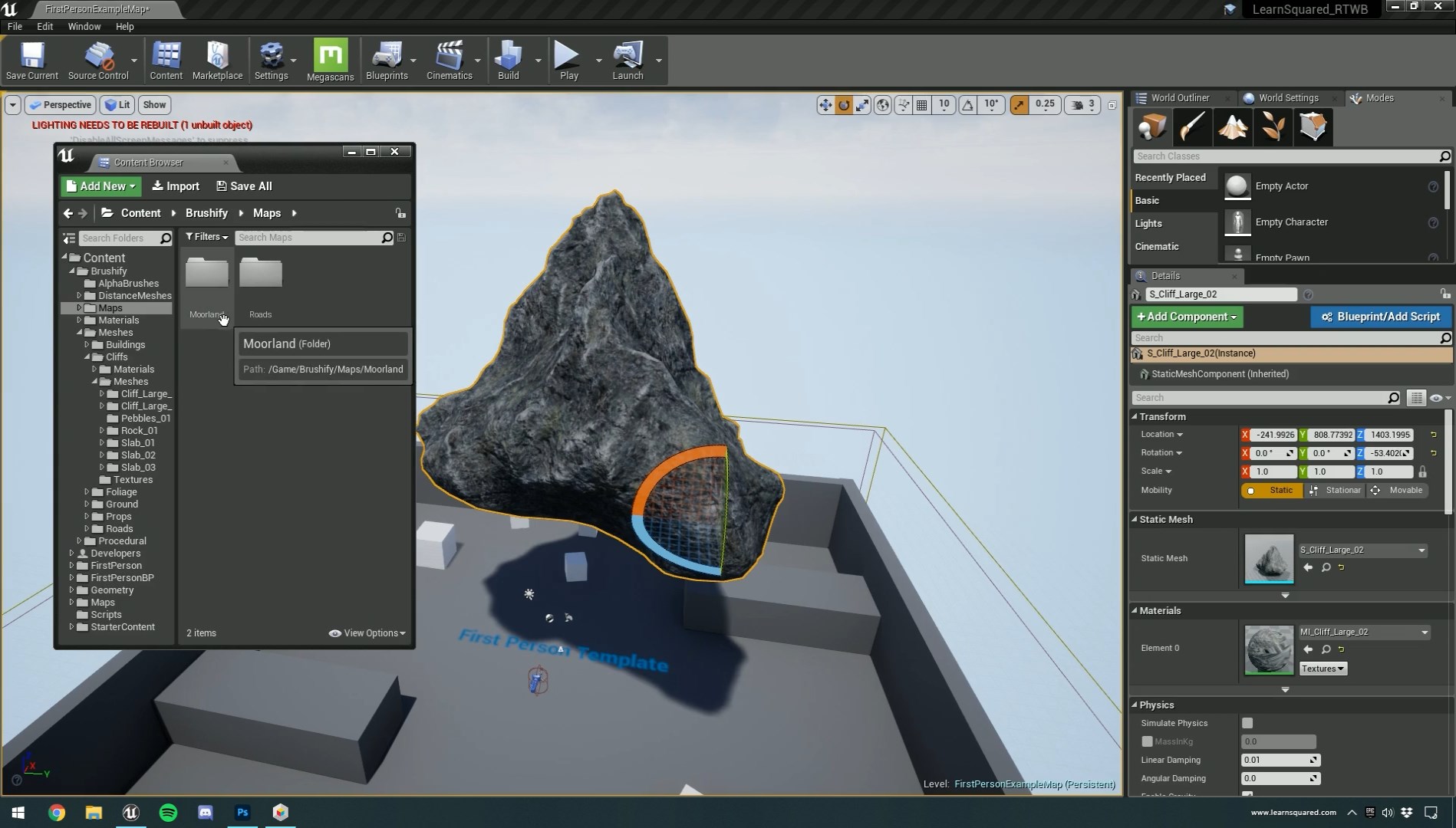 [Learn Squared] Unreal Environments from Unreal expert Joe Garth [2020, ENG-RUS] :: RuTracker.org