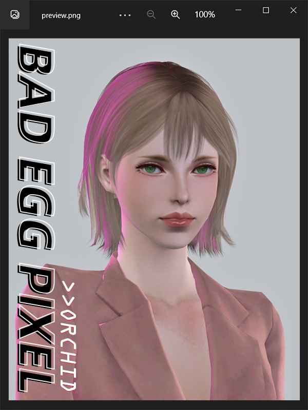 Женские и мужские прически от bad-egg-pixel - Женские прически для Sims ...